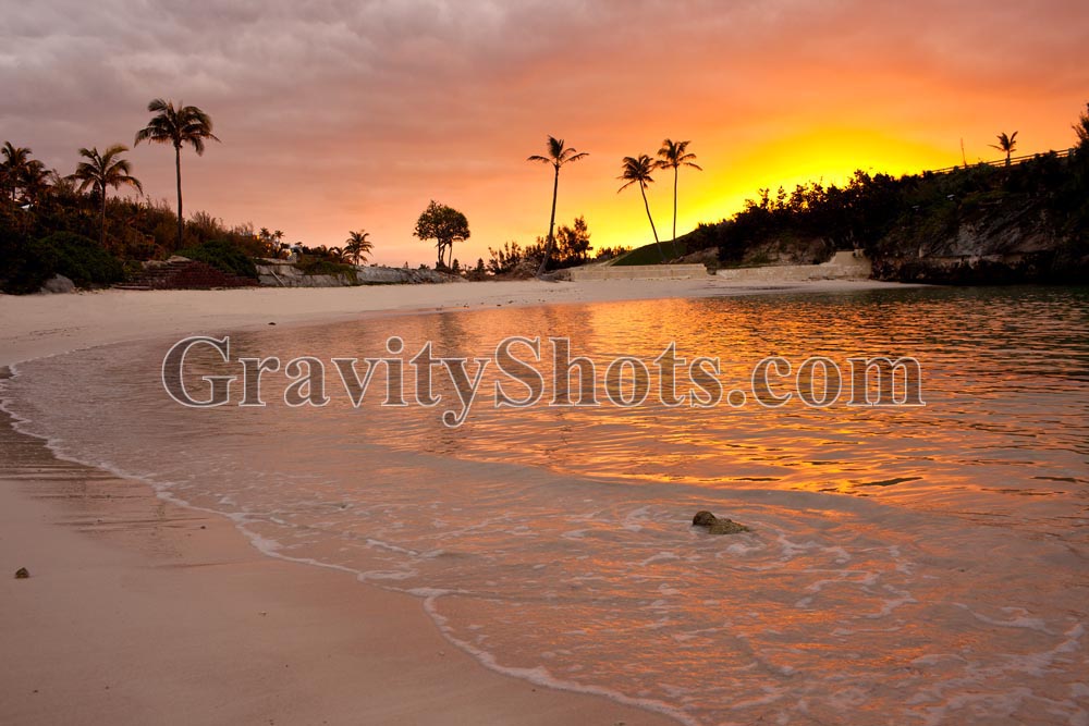 Pink Sand Beaches of Bermuda Bermuda Winter Sunrise - GravityShots.com