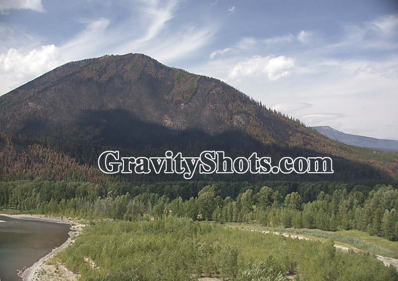 Apgar Mountain Glacier Park Summer Aerial - GravityShots.com